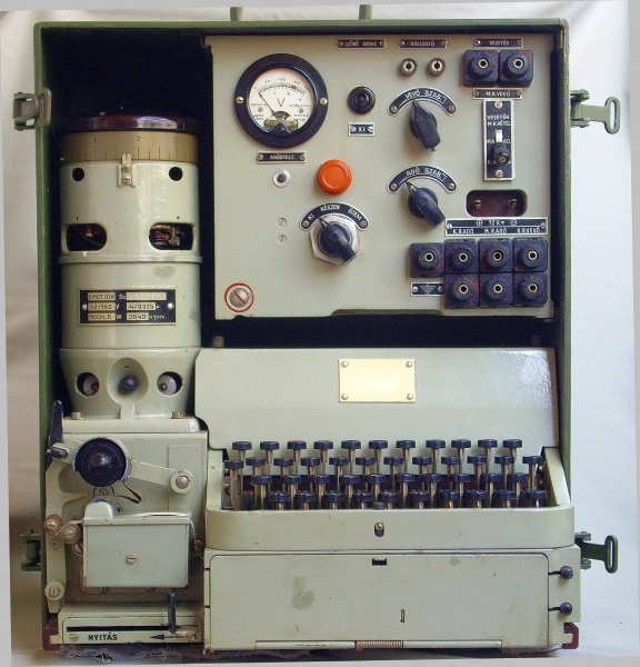 HTG-1 Hellschreiber adó-vevő masina | A II. Világháború Hadtörténeti ...